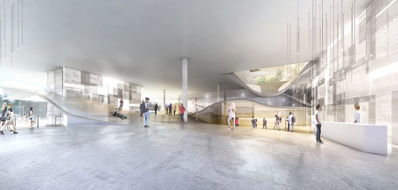 Atrium, Learning Centre de l'Université de Montpellier (34)